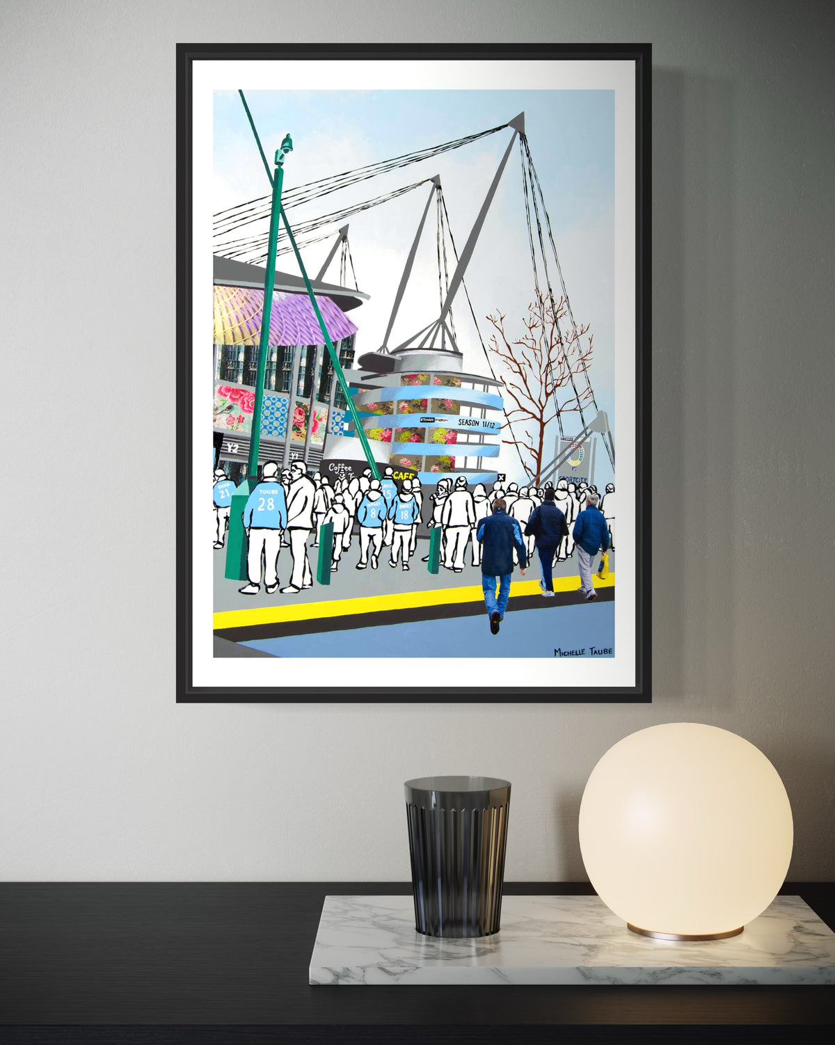 Blue Moon Rising | Manchester Art Prints