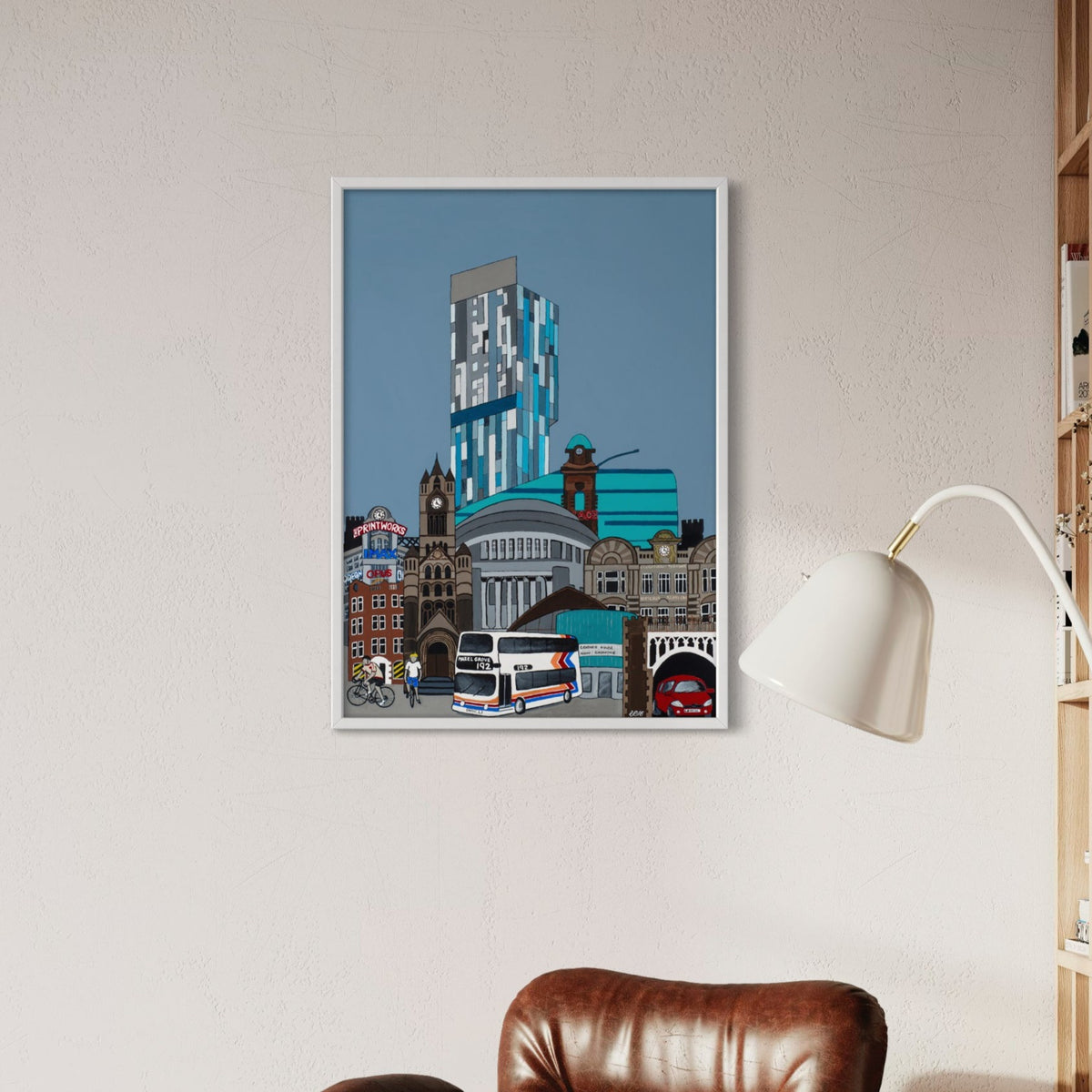 Manchester- framed art print | Manchester Art Prints