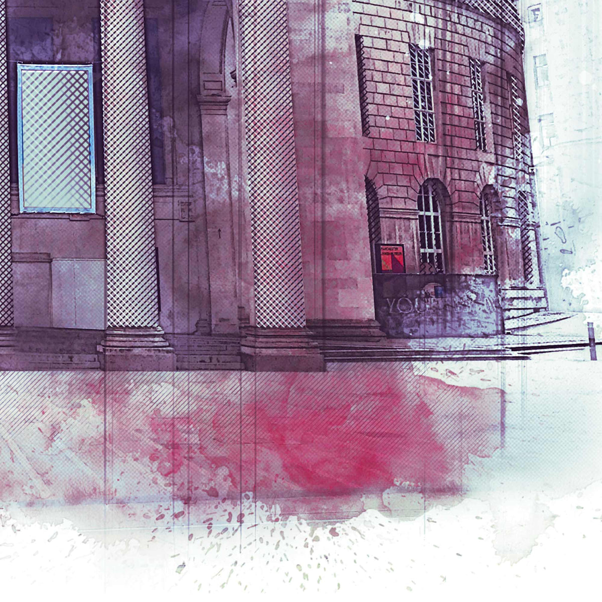 Manchester Central Library-framed art print | Manchester Art Prints