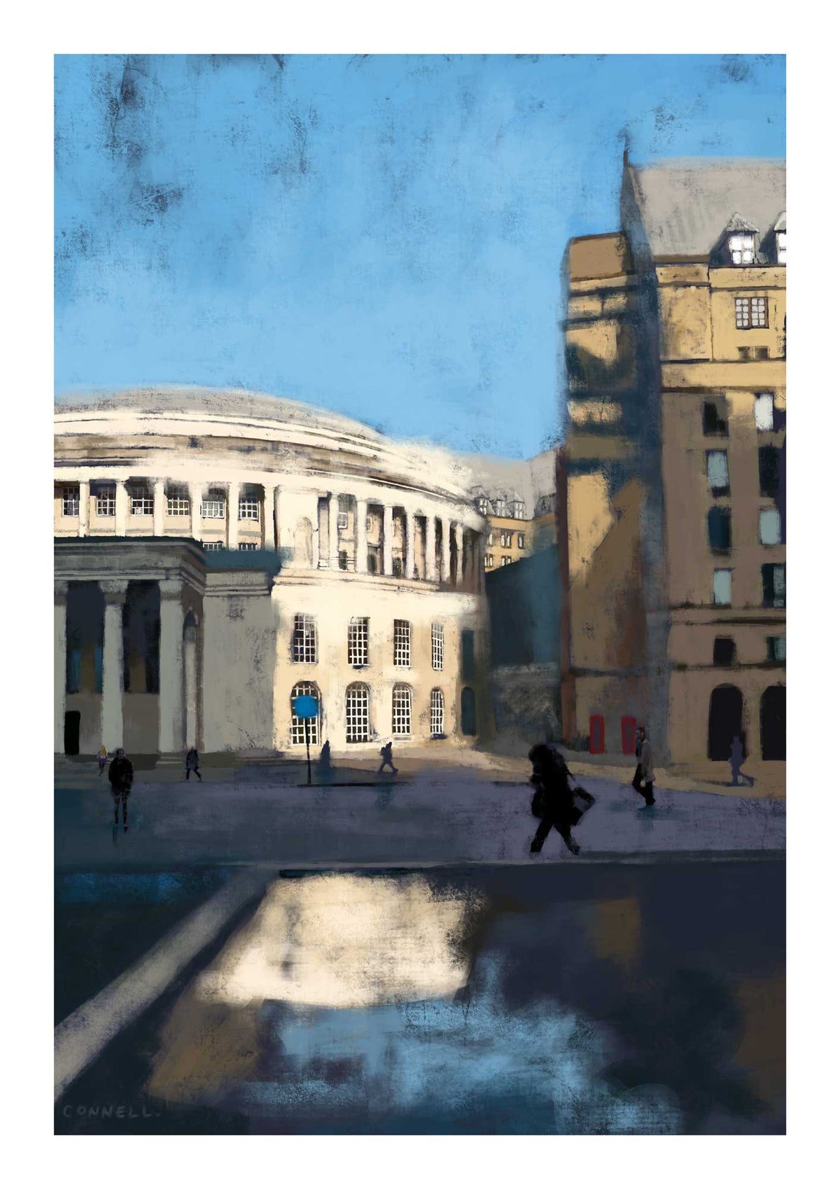 Central Library Manchester - framed art print | Manchester Art Prints