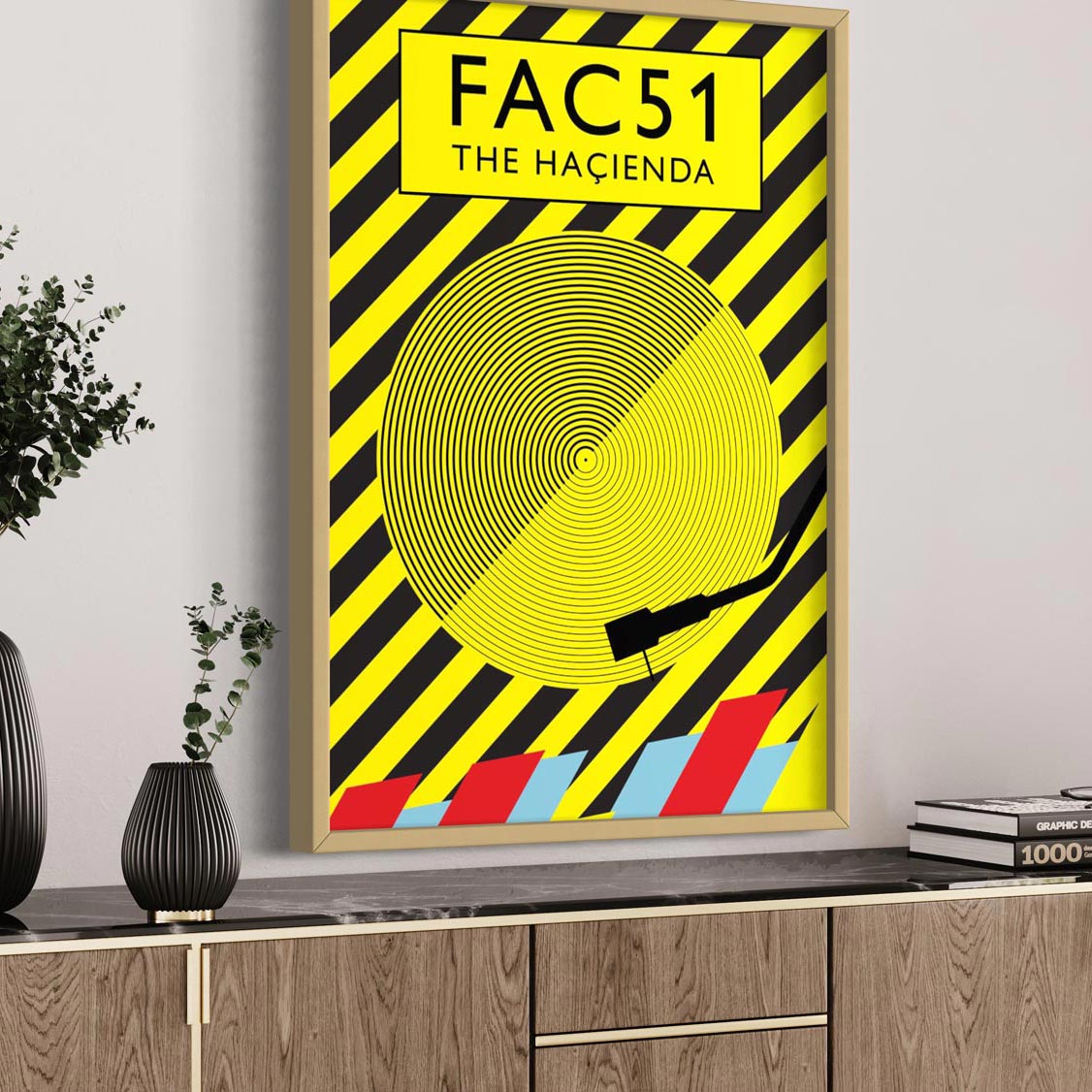 Manchester 80s Hacienda nightclub - framed art print | Manchester Art ...