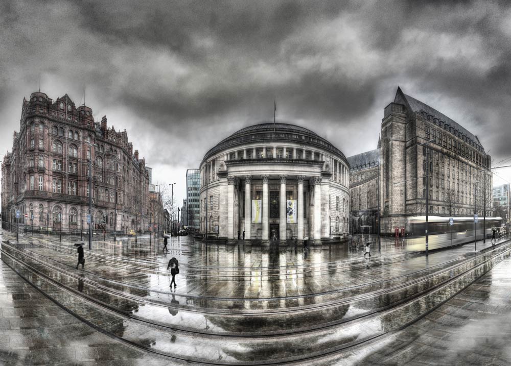 Manchester St Peters Square Photograph - framed art print | Manchester ...